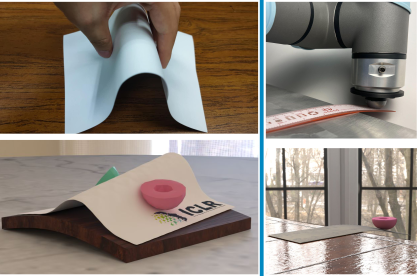 Thin-Shell Object Manipulations with Differentiable Physics Simulations | Chao Liu